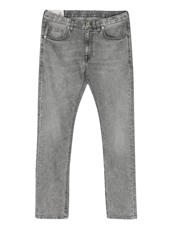 Eleventy Mid-rise Tapered Jeans - Grey