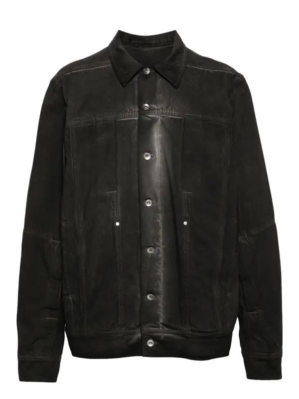 Rick Owens Lido Worker Denim Jacket - Black