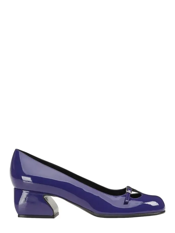 SERGIO ROSSI Si Rossie 45mm Leather Pumps - Blue