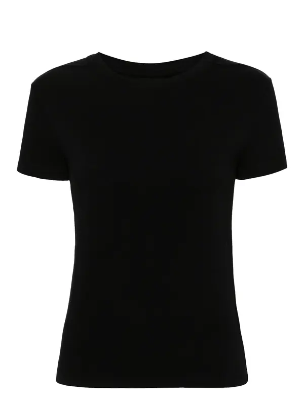THOM KROM Panelled Crew-neck T-shirt - Black