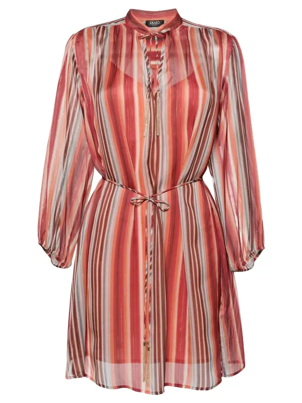 Liu Jo Striped Minidress - Red