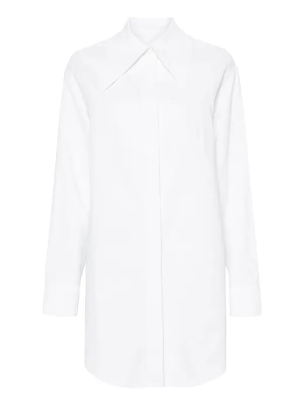 JIL SANDER Linen Chambray Shirt - White