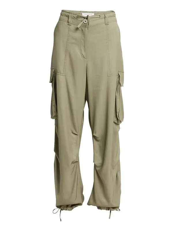 Golden Goose Journey Wide-leg Cargo Pants - Kalamata