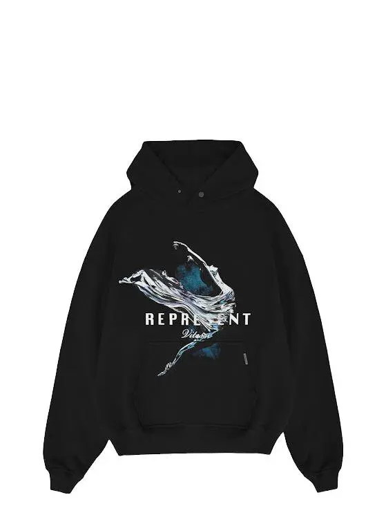 REPRESENT Vitesse Hoodie - Jet Black