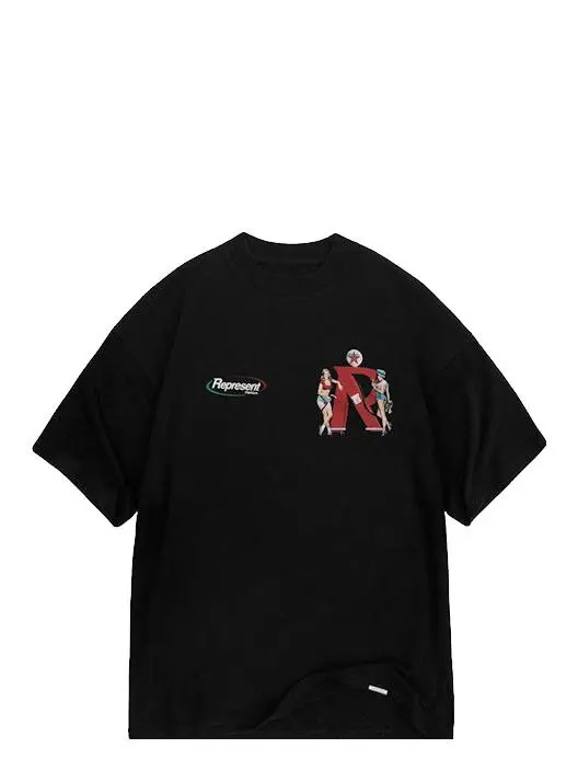REPRESENT Premium T-shirt - Off Black