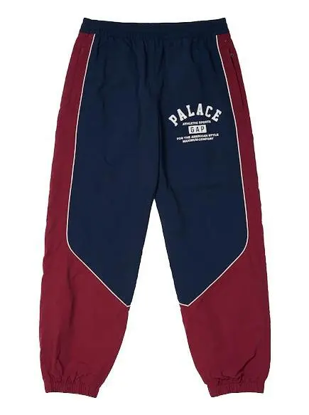PALACE X Gap Nylon Track Bottom - Navy Blue/red