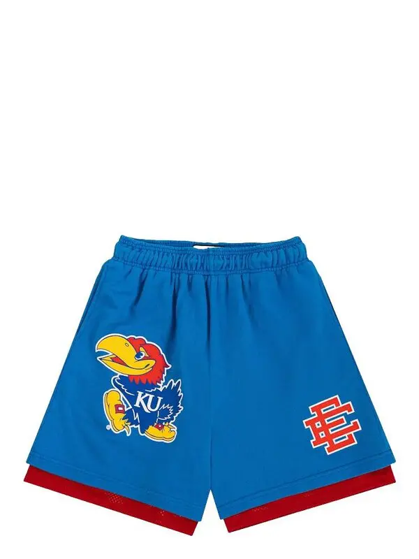 ERIC EMANUEL Ee Double Layer Kansas Short - Blue/red