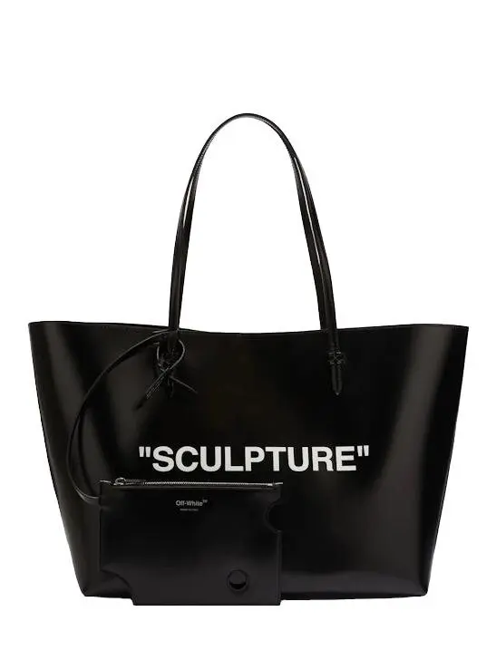 Off-White Off Off Day Off 40 Quote Tote Bag - Black/white