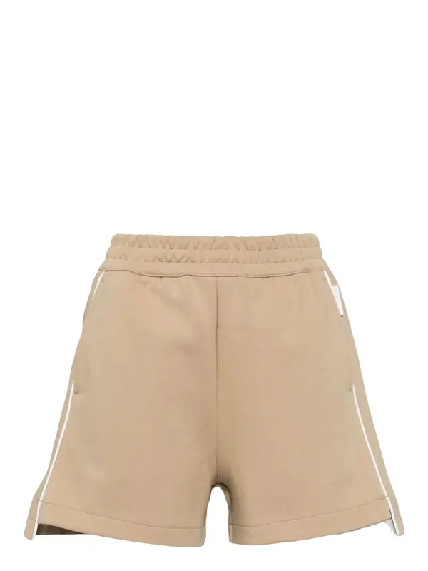 Izzue Cotton-blend Track Shorts - Brown