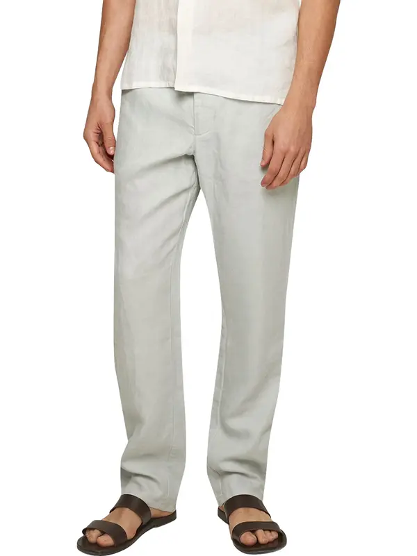 Orlebar Brown Cornell Linen Pants - White Jade