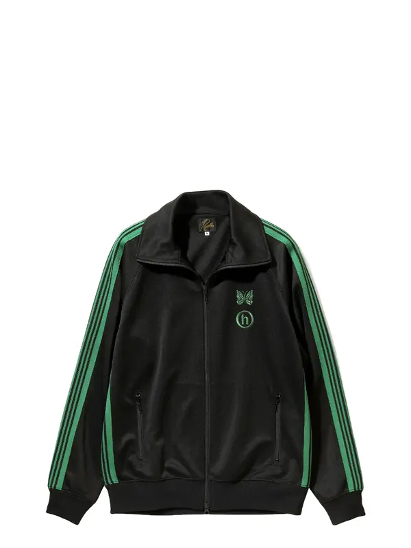 HIDDEN NY X Needles Track Jacket - Black Green