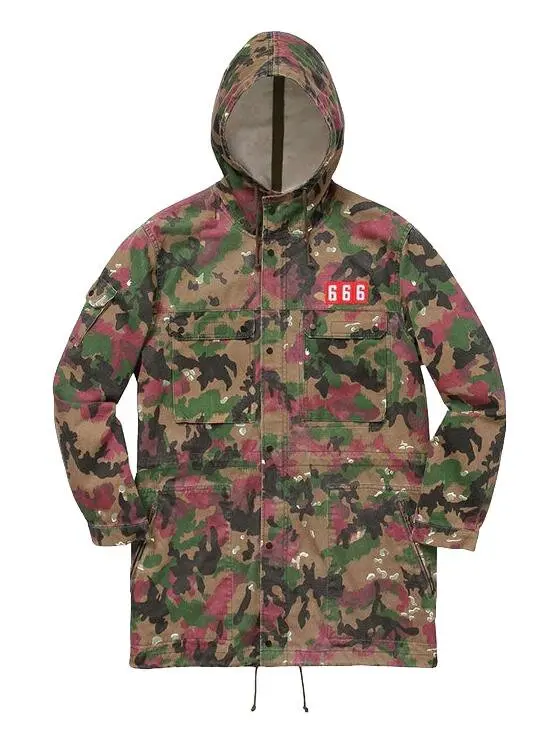 Supreme Field Parka Jacket - Swiss Camo