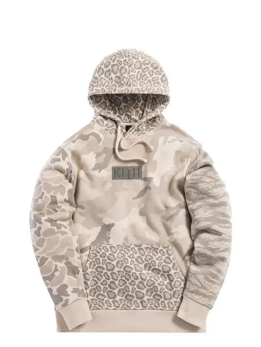 Kith Camo Williams Hoodie - Off Beige Camo