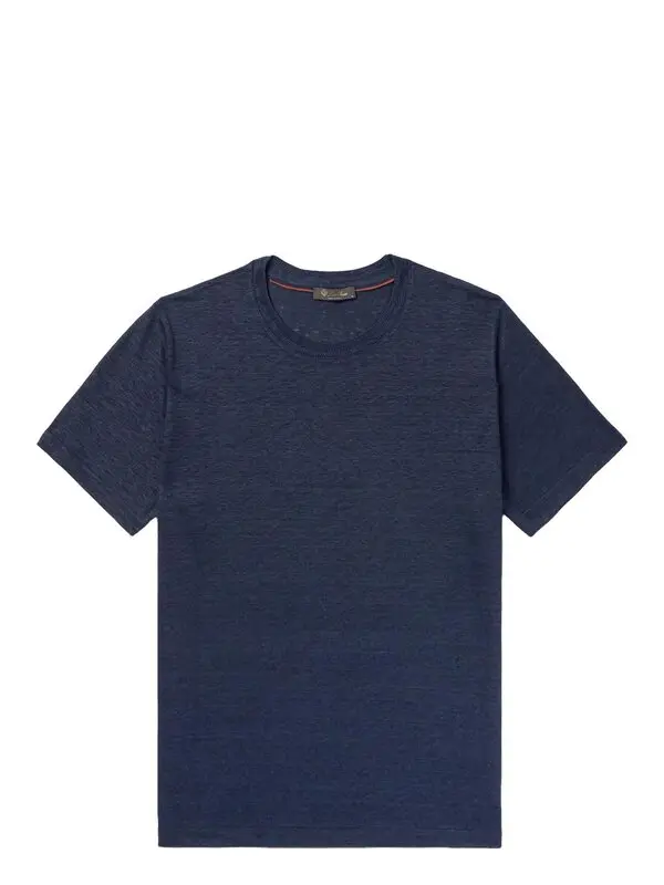 Loro Piana Linen T-shirt - Blue