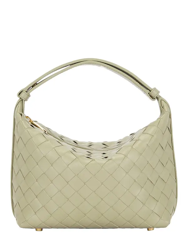 Bottega Veneta Mini Wallace Bag - Travertine & Gold
