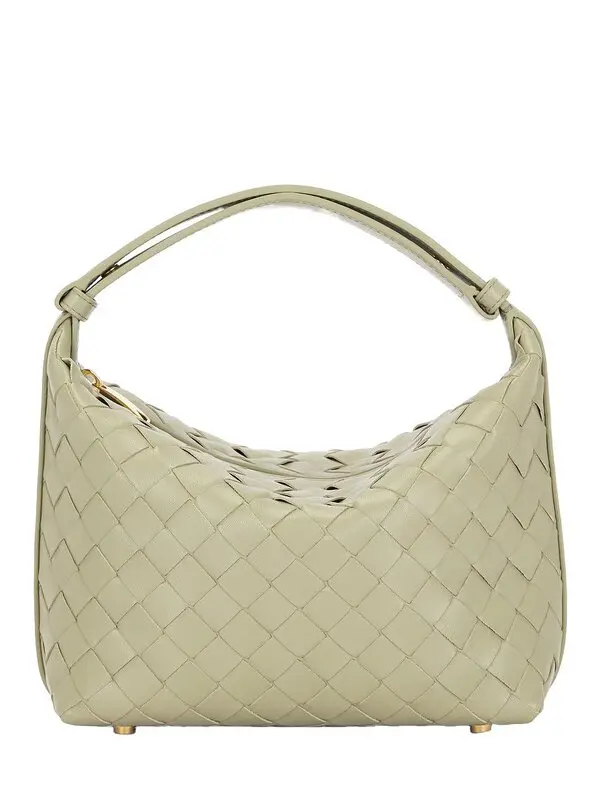 Bottega Veneta Mini Wallace Bag - Travertine & Gold