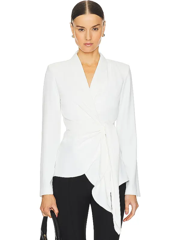 Amanda Uprichard Vera Blazer - Ivory