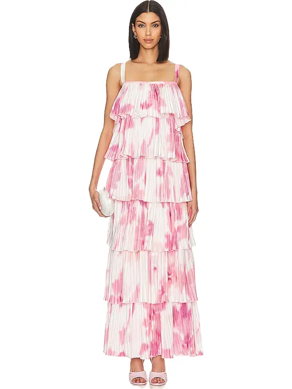 L'IDEE Classique Gown - Jardin Pink Crepe