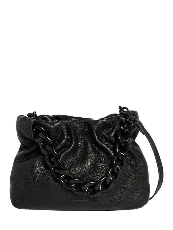 AIMEE Convertible Top Handle Bag - Black