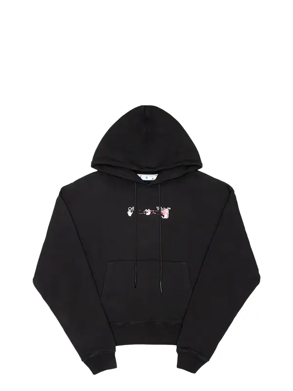 Off-White Acrylic Arrow Over Hoodie - Black