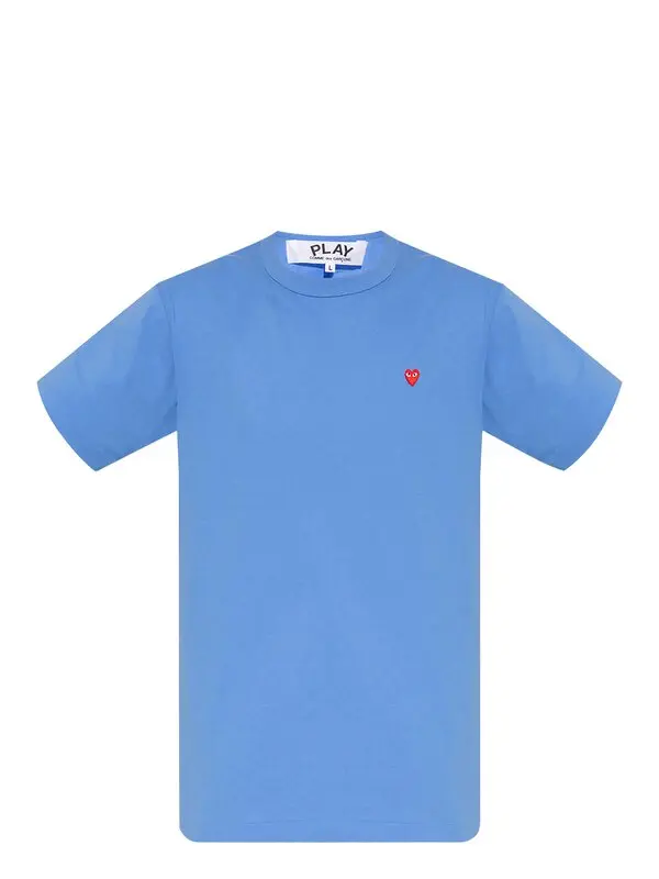Play Comme Des Garcon Small Heart T-shirt - Blue