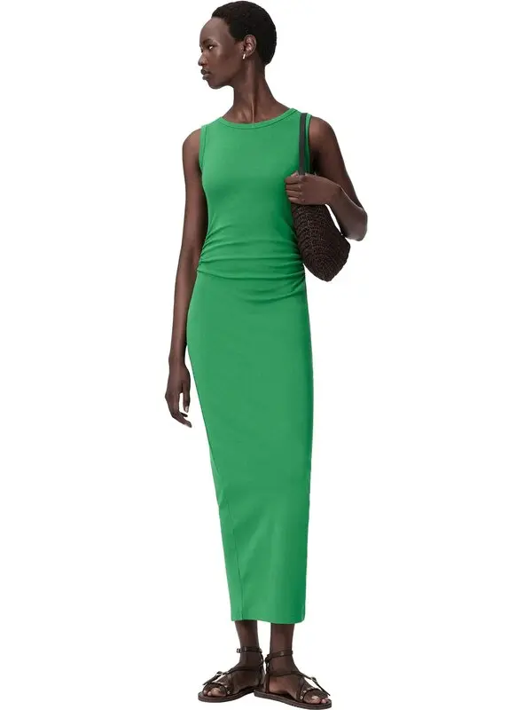 ALLSAINTS Katarina Boat Neck Maxi Dress - Apple Green