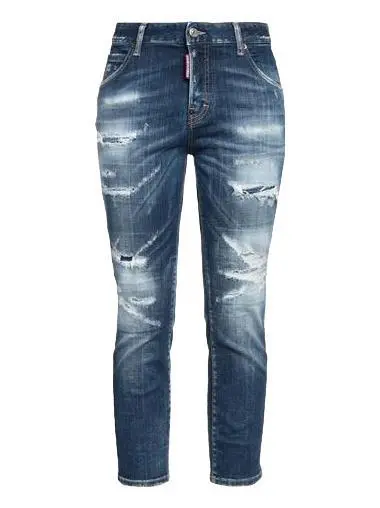 Dsquared2 Jeans In Cotton And Elastane - Blue