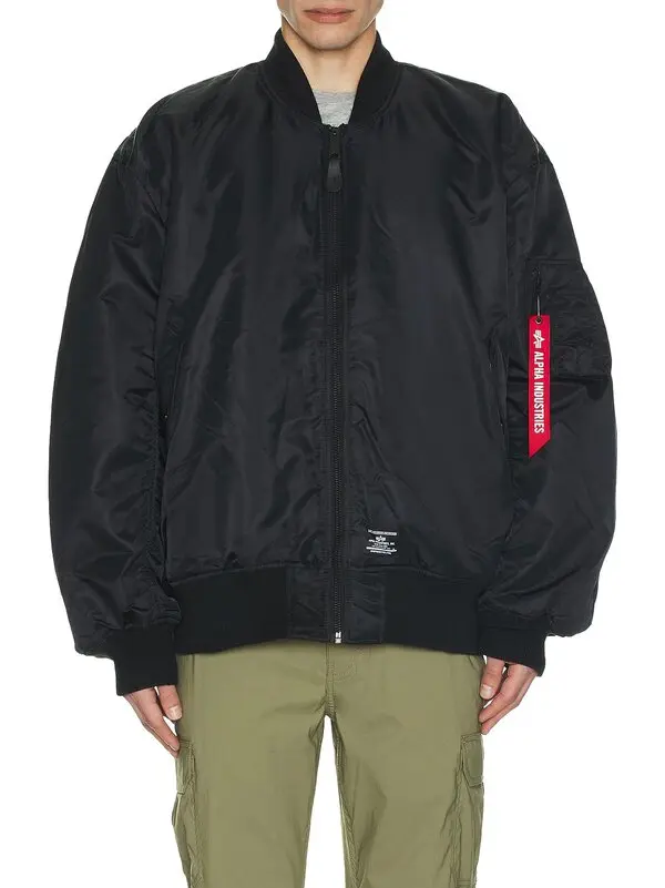 Alpha Industries Ma-1 Blood Chit Flight Jacket Gen Ii - Black