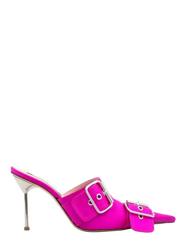 Giuseppe Di Morabito 95mm Satin Mules - Pink