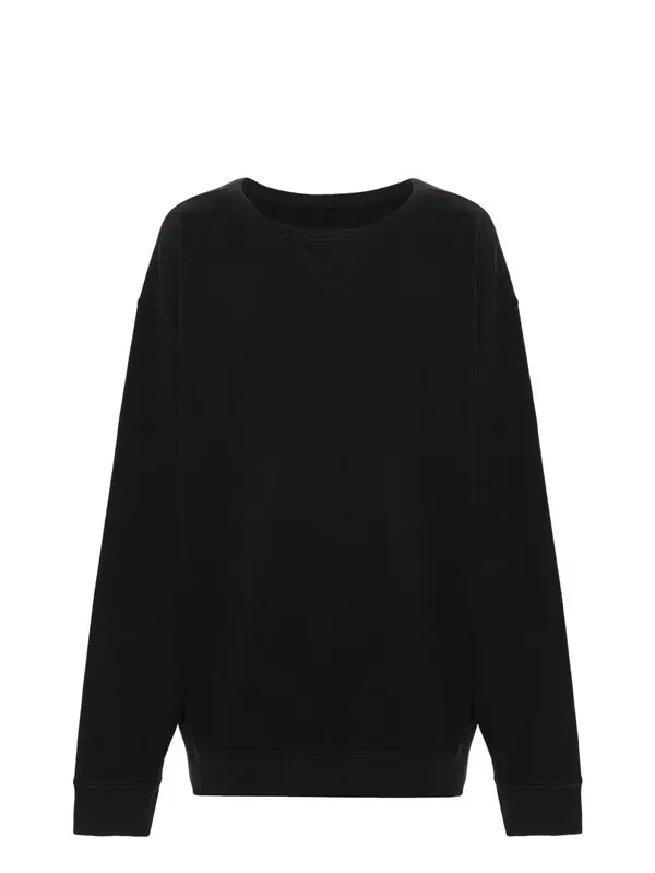 MAISON MARGIELA Invitation Cotton Sweatshirt - Black