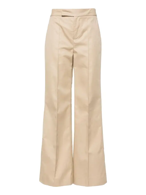 SA SU PHI Mid-rise Straight Trousers - Neutrals