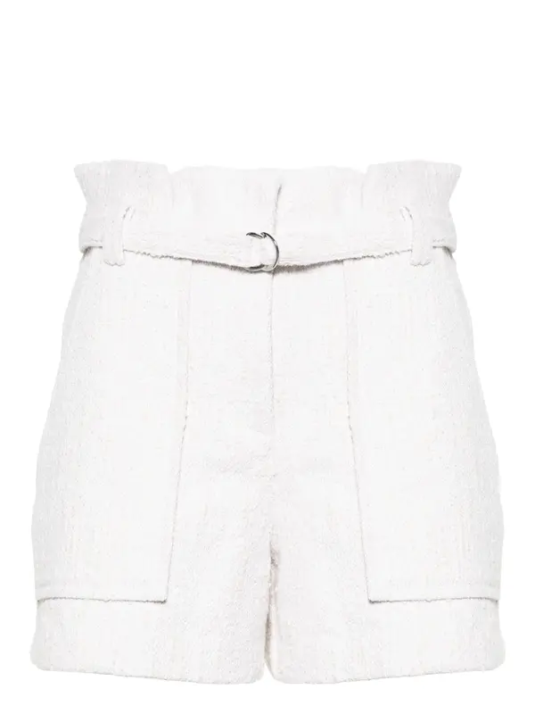 IRO PARIS Vanay Tweed Shorts - Neutrals