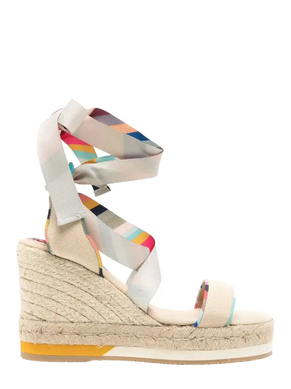 Paul Smith Quilan 50mm Swirl-print Espadrilles - Neutrals