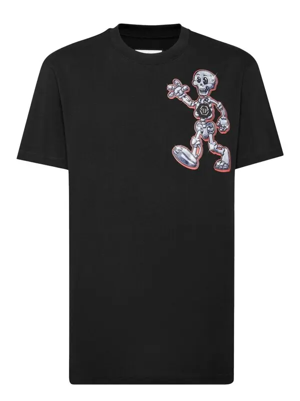 Philipp Plein Skully Gang Cotton T-shirt - Black