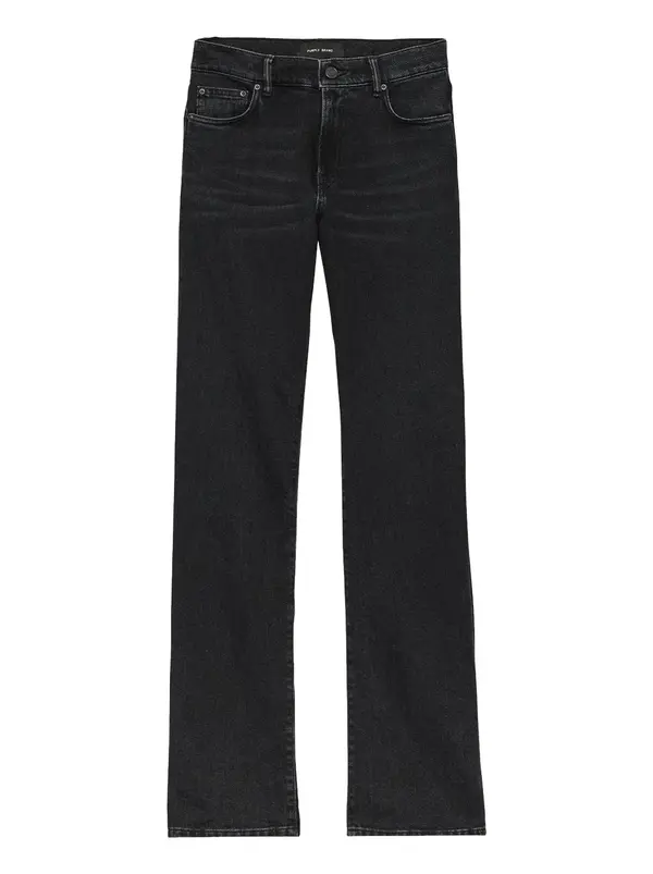 PURPLE BRAND Cut-out Flared Jeans - Black