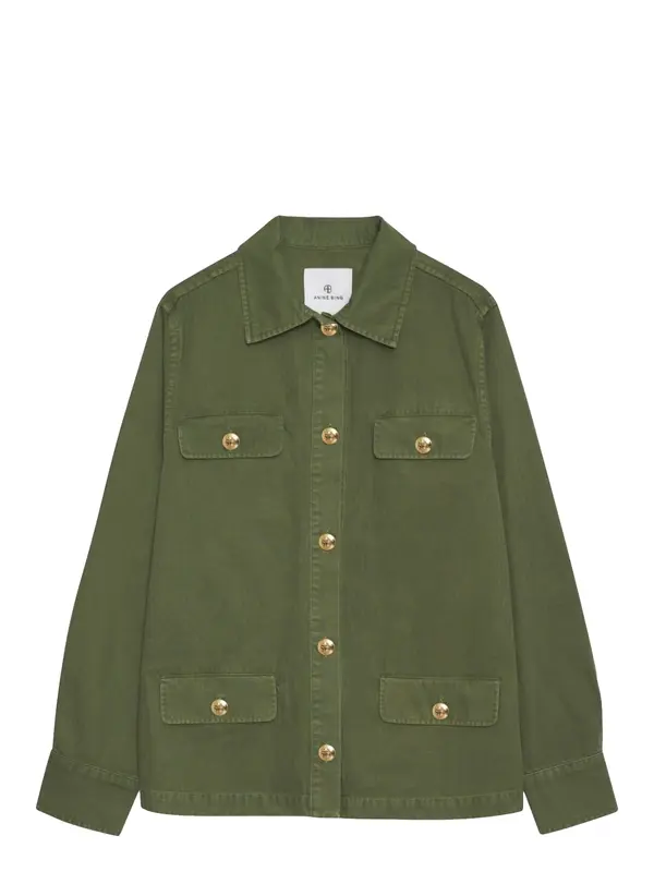 ANINE BING Corey Military Jacket - Green