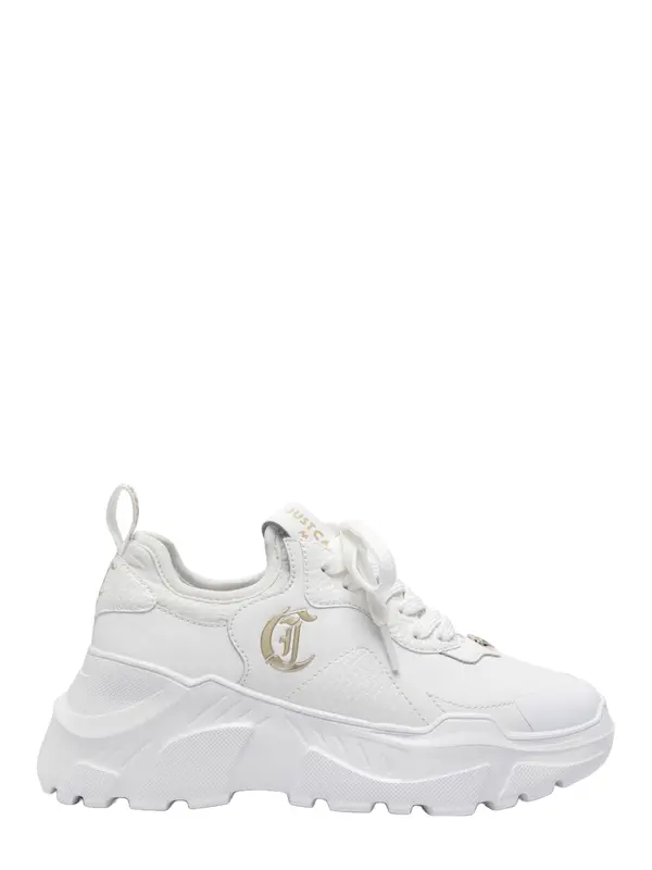 Just Cavalli Logo-plaque Chunky Sneakers - White
