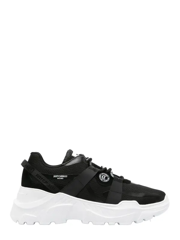 Just Cavalli Chunky Mesh Sneakers - Black