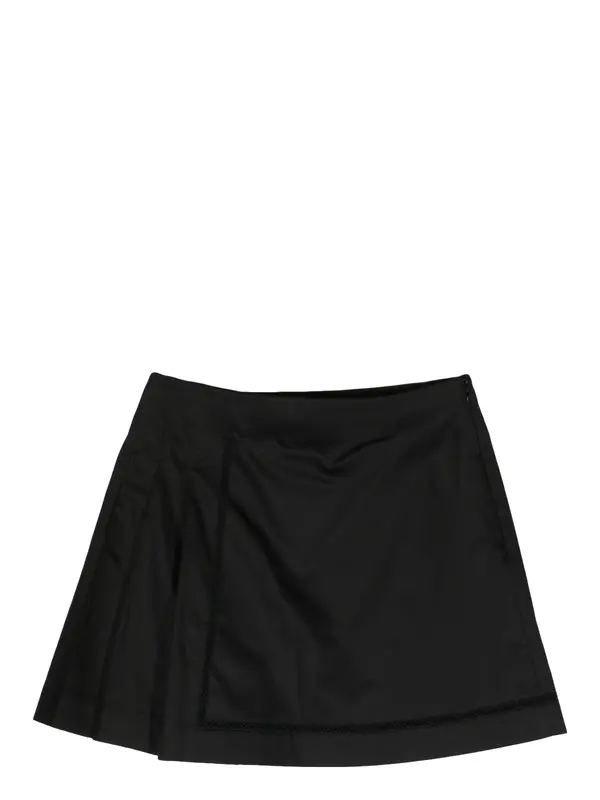 Shiatzy Chen Pleated Miniskirt - Black