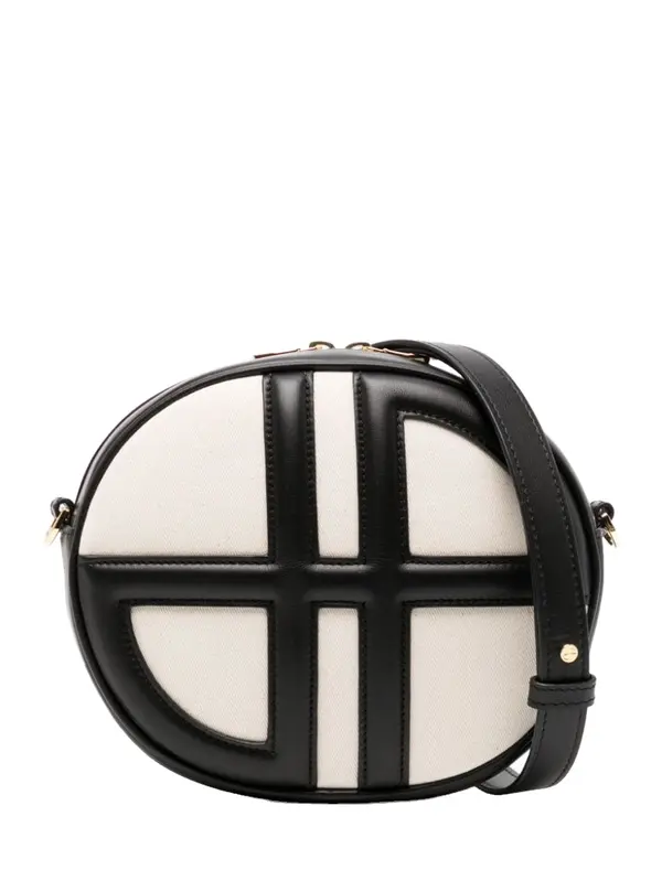 Patou Le Jp Leather Crossbody Bag - Black