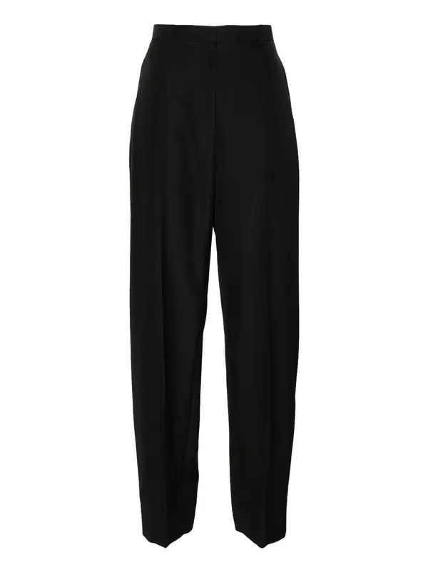 Alexander Wang Slit-detail Tapered Trousers - Black