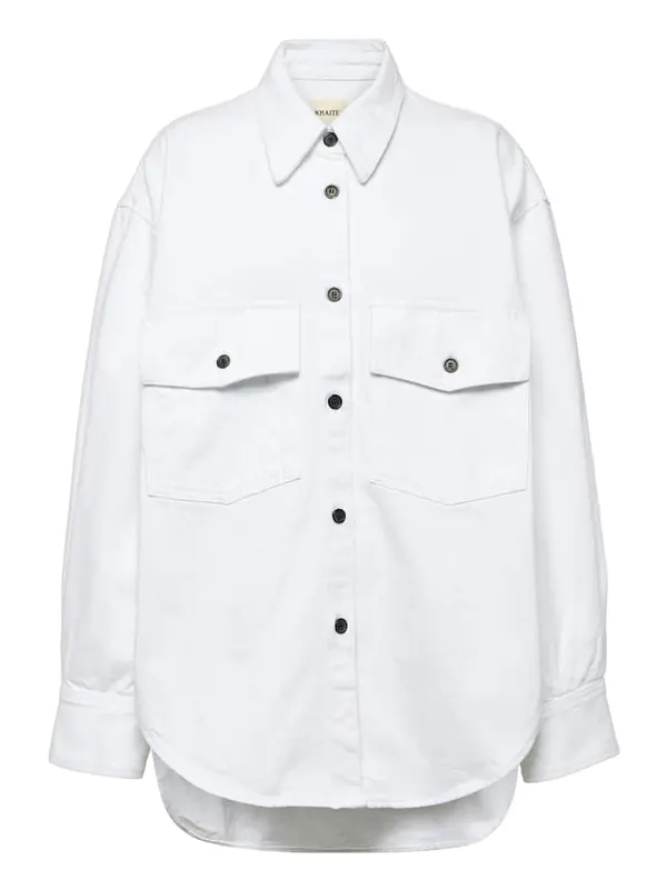 Khaite Mahmet Denim Shirt - White