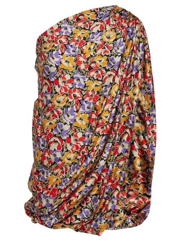 Stella McCartney Floral One-shoulder Minidress - Multicoloured