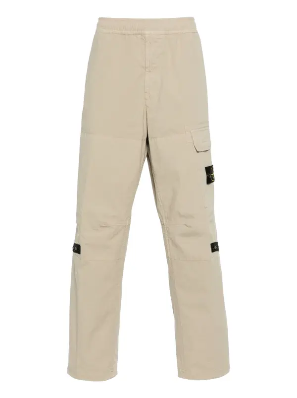 Stone Island Compass Badge Cargo Trousers - Neutrals