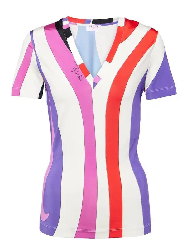 Emilio Pucci Marmo T-shirt - Multicoloured