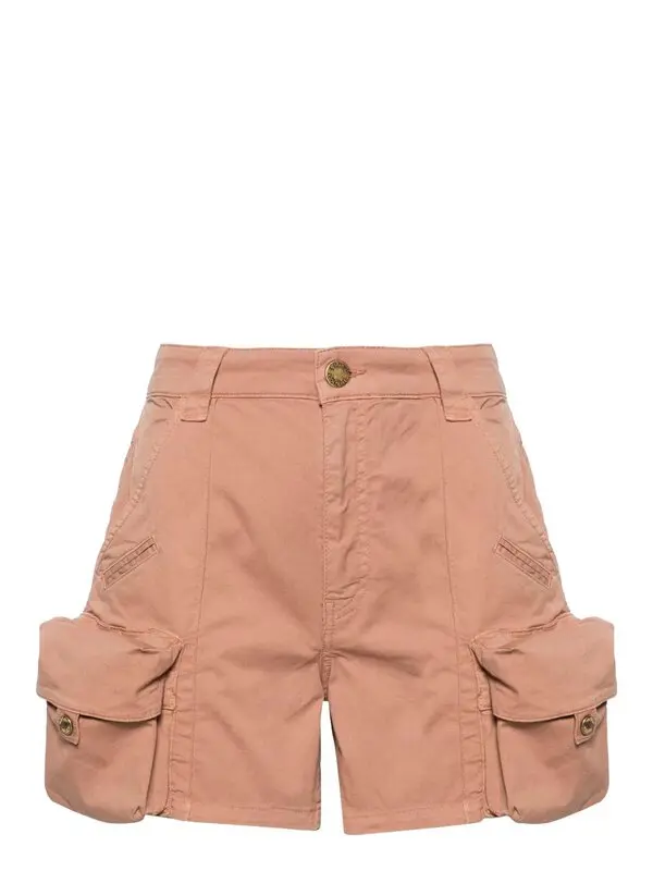 Pinko Mid-rise Cargo Shorts - Brown
