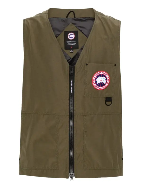 Canada Goose Canmore Logo-patch Gilet - Green