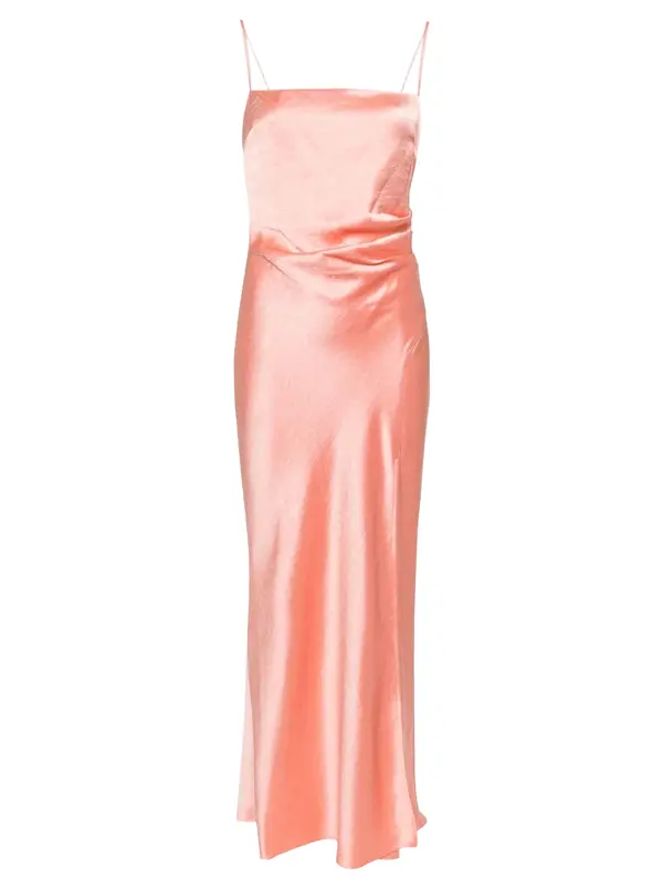 Bec & Bridge Nadia Satin Maxi Dress - Pink