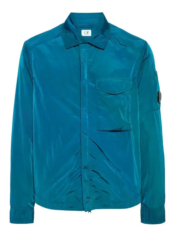 C.P. COMPANY Chrome-r Lens-detail Shirt Jacket - Blue