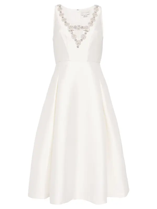 Sachin & Babi Millie Mikado Midi Dress - White